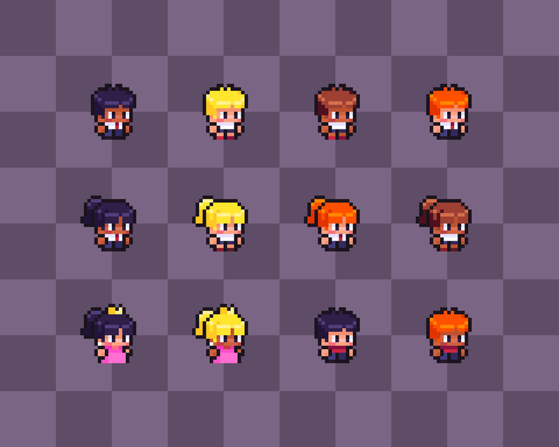 2D Pixel Art Character Animation Asset Pack by nemo