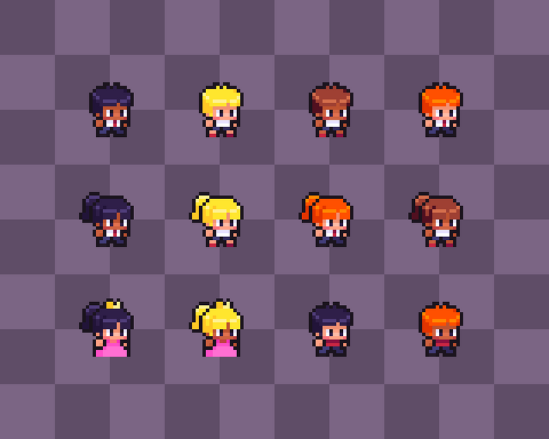 2D Pixel Art Character Animation Asset Pack by nemo