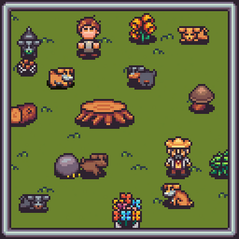 Faithful Puppy Dog Asset Pack for Farming Games by The Game Smith