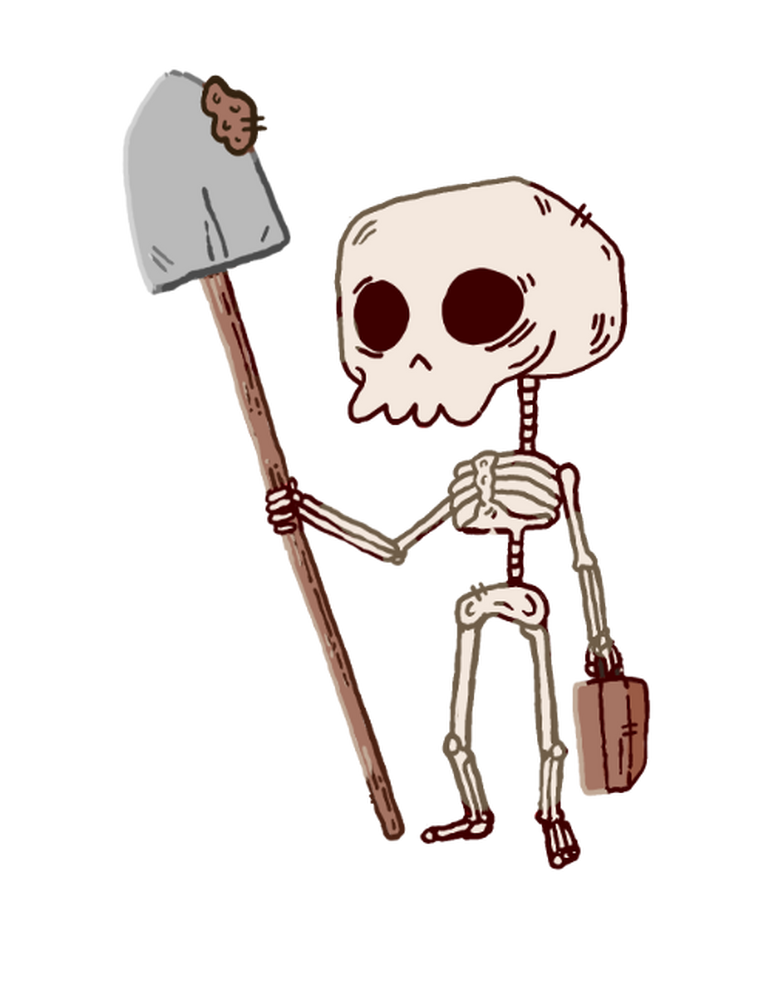 Skeletown by Fledge Art