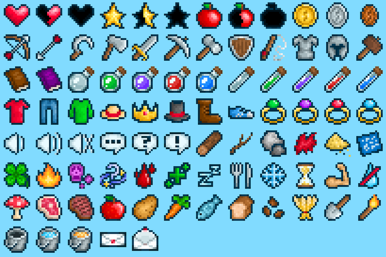 Adventure Game Icon Pack by b3rries