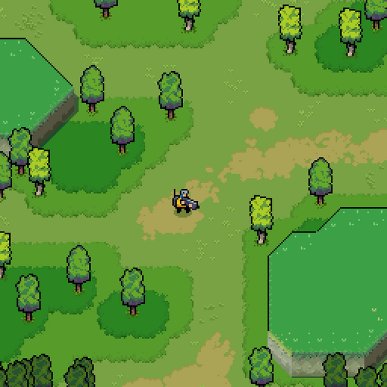 Green Field + Character free 16px by FkgCluster