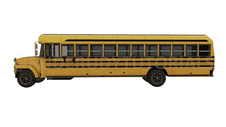 SCHOOL BUS 3D MODEL GAME ASSETS DOWNLOAD. by RUDE-RUDY-TUTORIALS