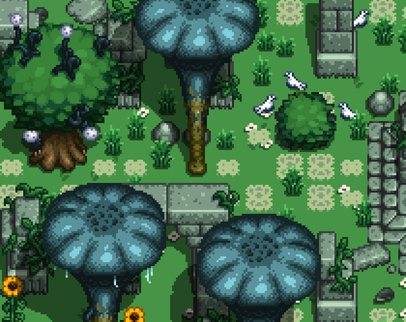 Pixel Trees & Saplings by Artimus