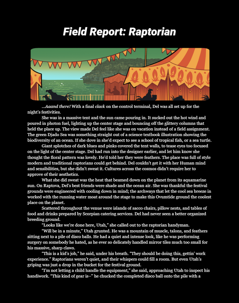 Field Report: Raptorian by Clown Control