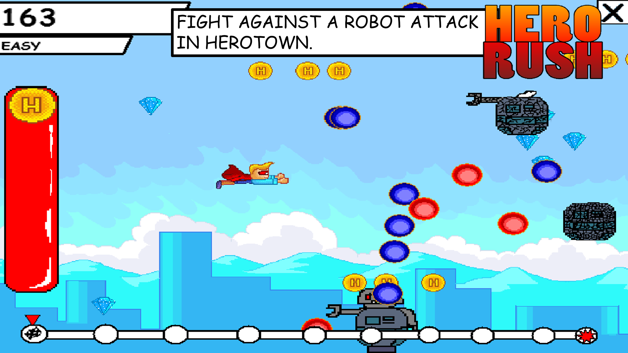 HERO RUSH by Blue Light Soft Games