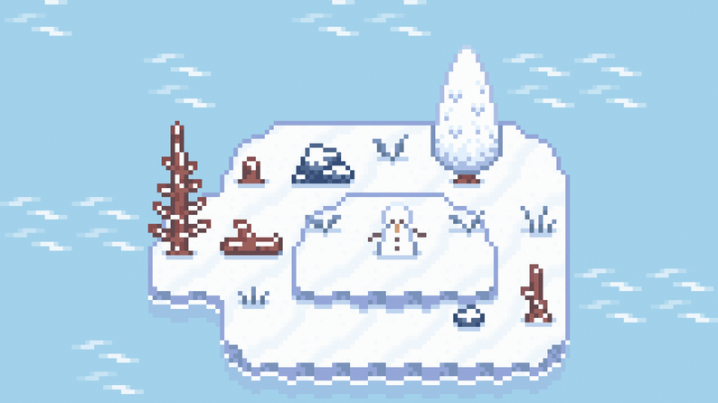 Smawl Worlds: Snow Islands v2 - Asset Pack by Adam Childs