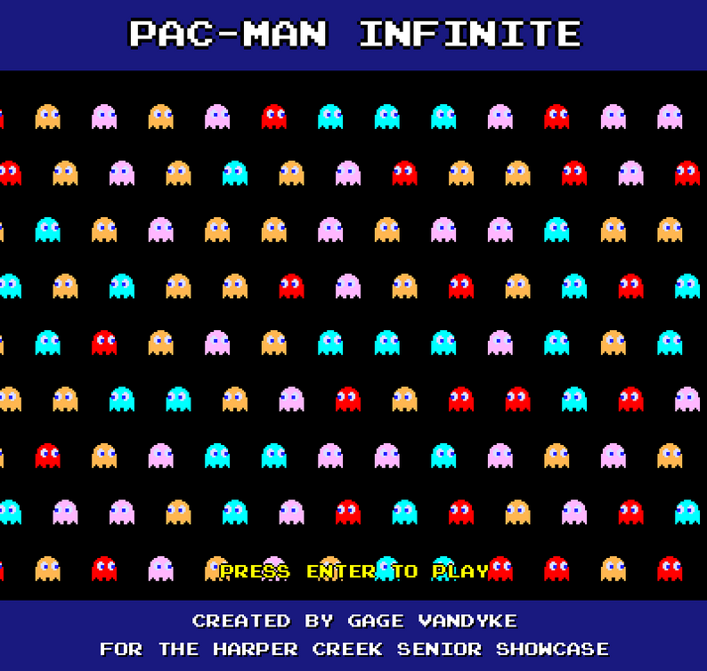 Pac-Man Infinite by SadWeeble