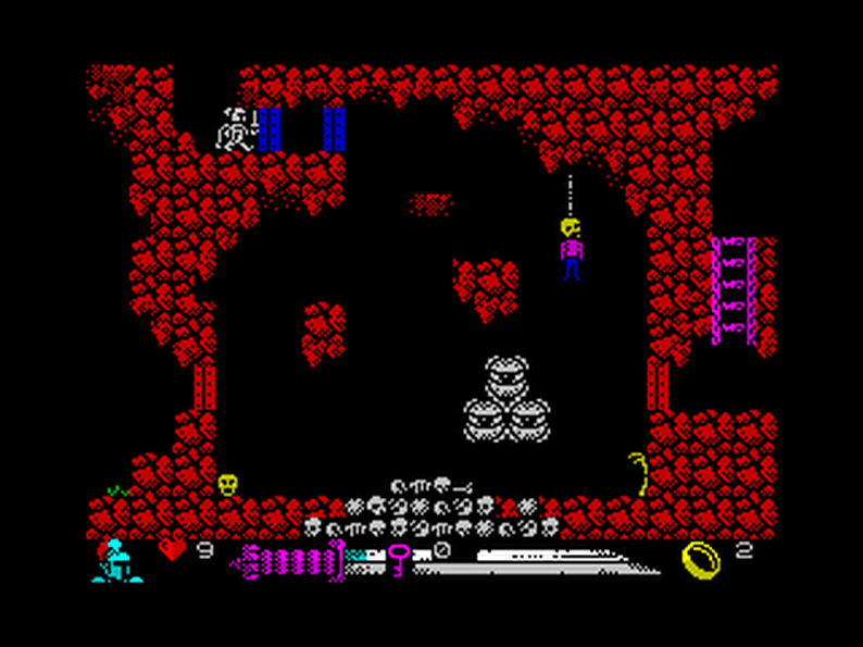 Cursed Castle 2 (zx spectrum 128) by Fransouls