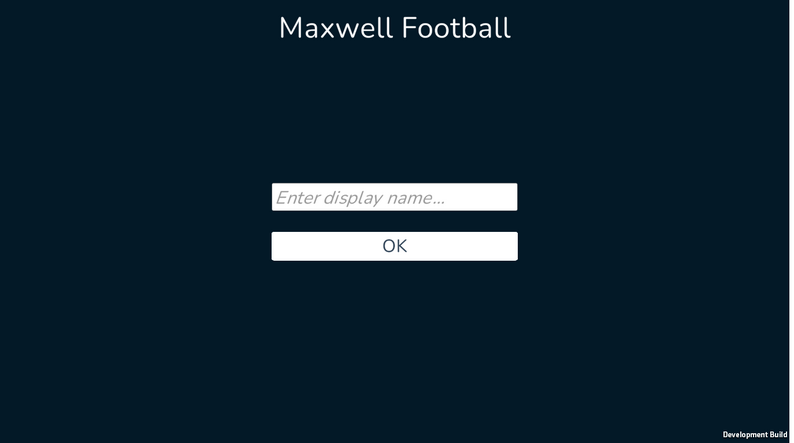 Maxwell Football (alpha multiplayer) by Plomadilla