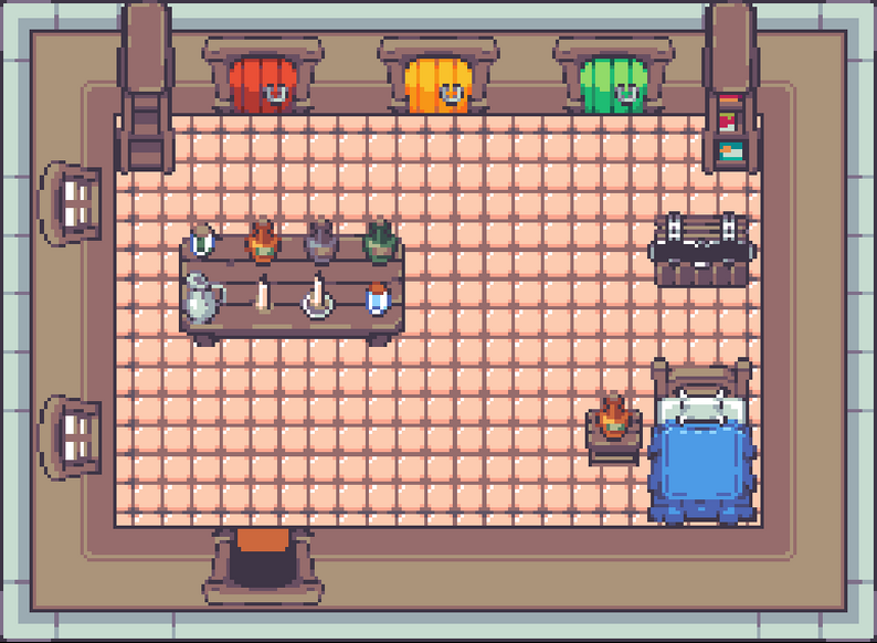 Legends of Zora ー Interior Tileset by yano