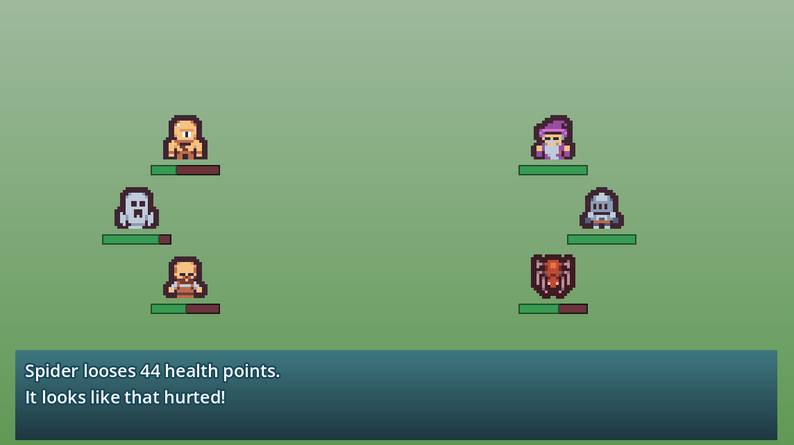 Turn based combat tutorial by Nsuprem