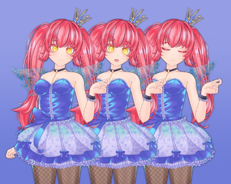 Assets pack vol.2 - NSFW VN Character: Dulce by Pandita Studio