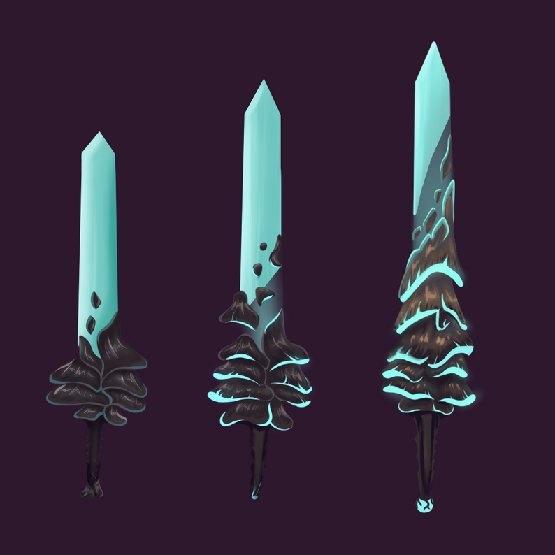 Adventurers swords by v.rozenfeld