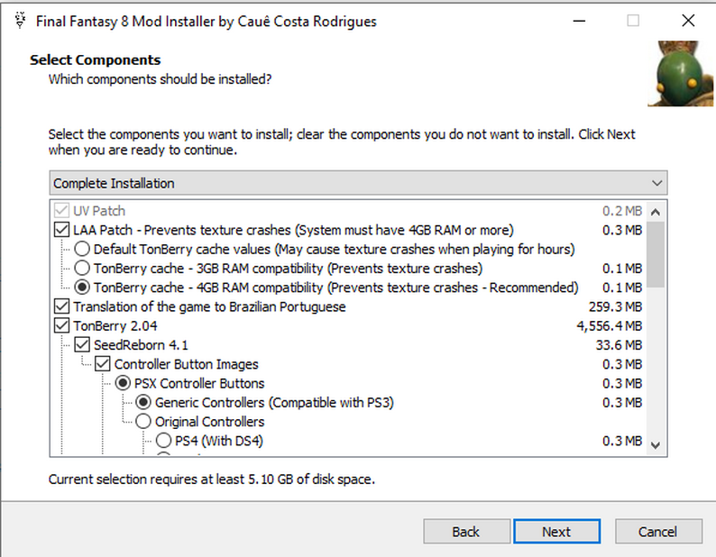 Final Fantasy 8 Mod Installer by CaueCR