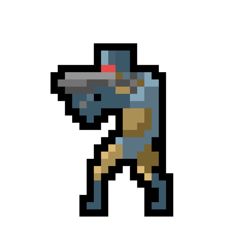 2D Character Shooter by Cubenom