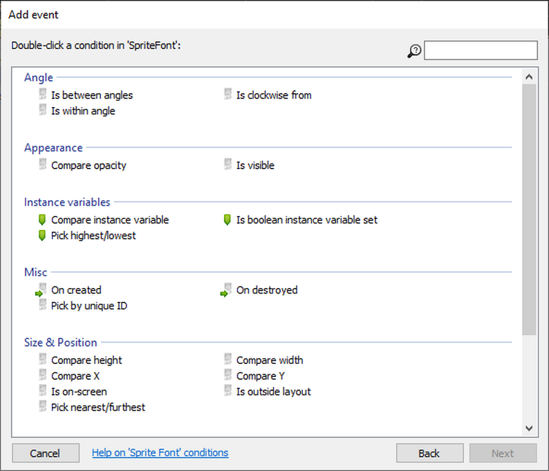 Sprite Font (Construct 2 Addon) by skwp