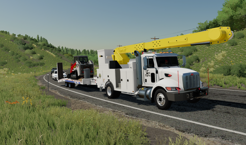 Peterbuilt Bucket truck by Deep South Modding