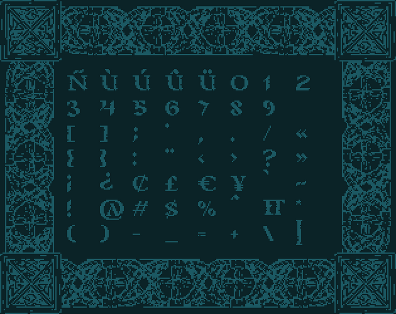 Darinia Medieval Pixel Font by Valiegraphie