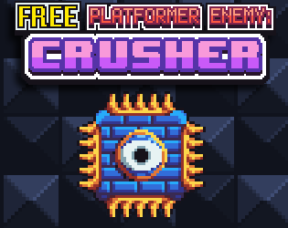 Free Platformer Enemy: Crusher by unTied Games