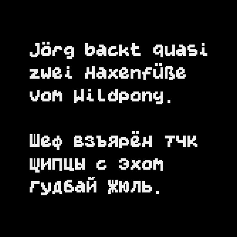 Pixel Font - AWESOME by somepx