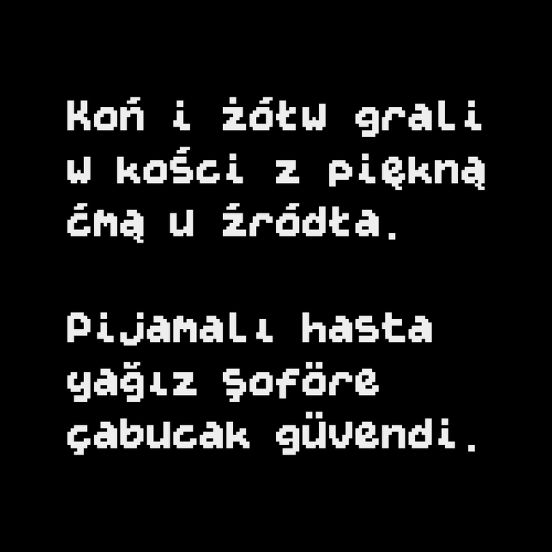 Pixel Font - AWESOME by somepx