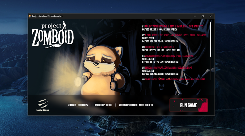 Project Zomboid Steam Launcher by JobLab Studio