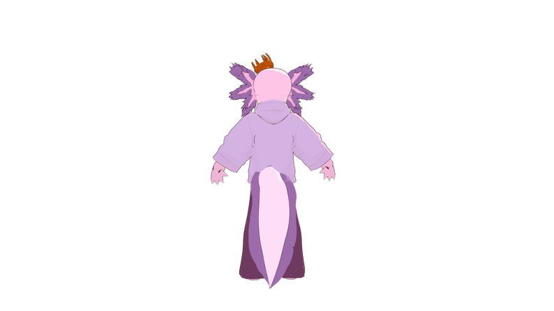 axolotl 3D Vtuber (vroid and vrm file) by Barbatus