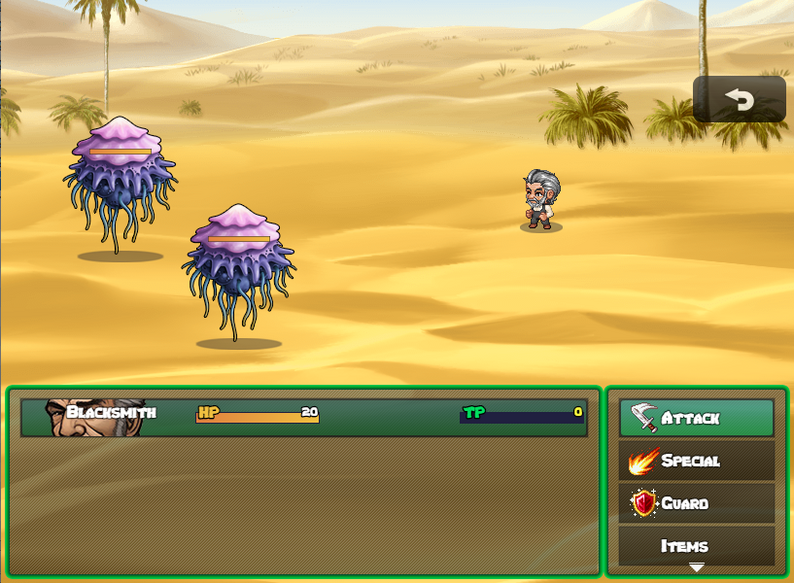 RPG Maker NPC Character Set - Blacksmith by GalacticGod