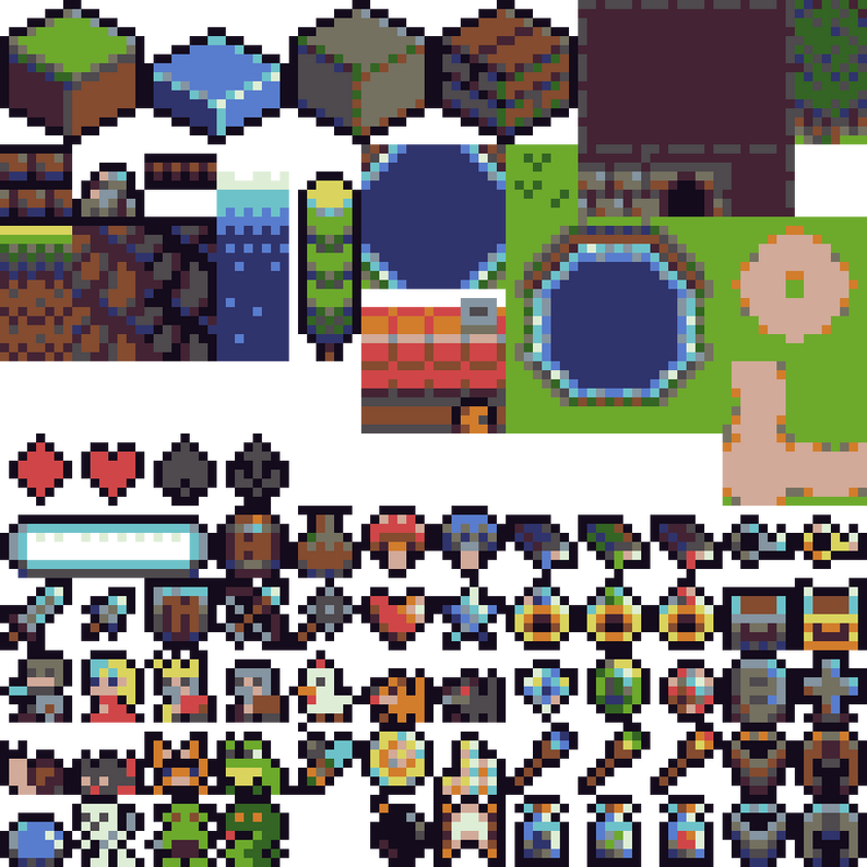 Pixel Art RPG Asset Pack by CanYouBunnyHop