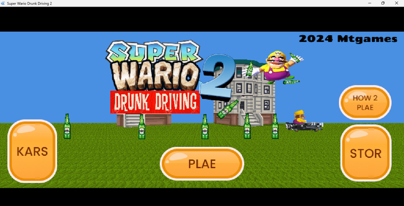 SUPER WARIO DRUNK DRIVING 2 by Mtgames