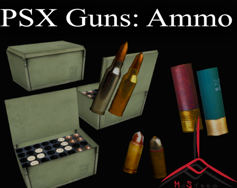 PSX Guns: Ammo by MCSTEEG