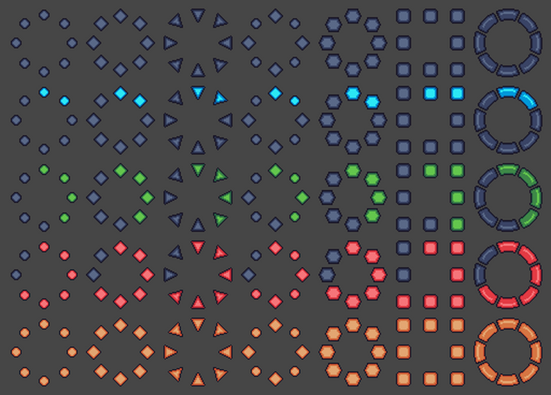 Basic Pixel Meters, Buttons, and Loading Animations! by ToastedThomas