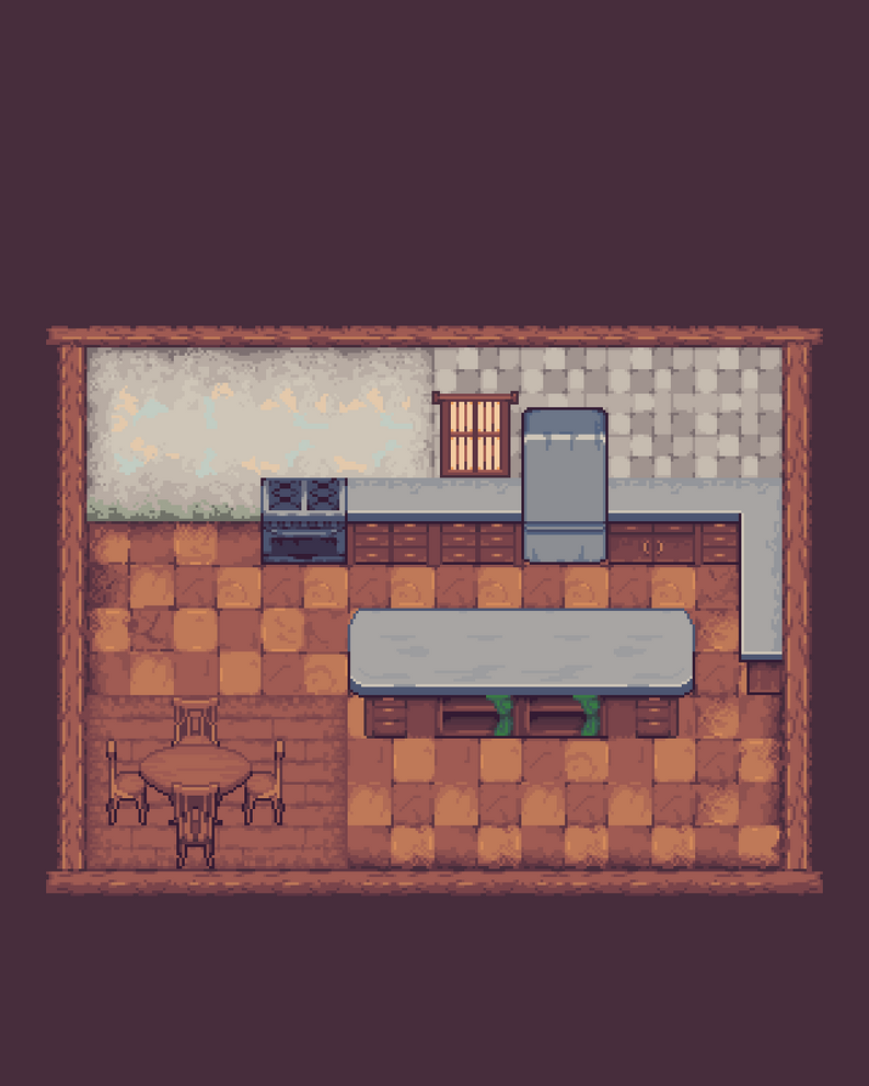 Kitchen destructible objects - Pixel Art Asset Pack by Neivik