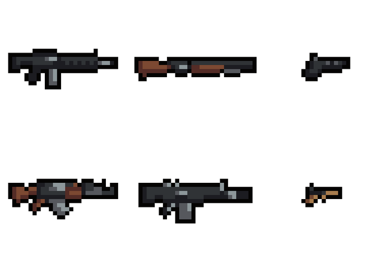 Stalker Like Pixel Art Pack by BlackHunterDev