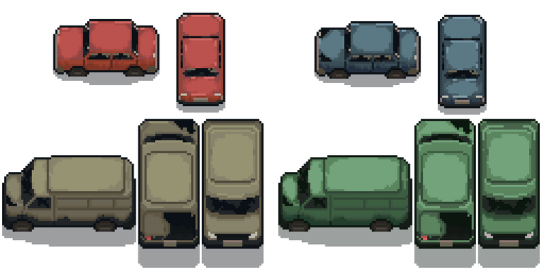 Stalker Like Pixel Art Pack by BlackHunterDev