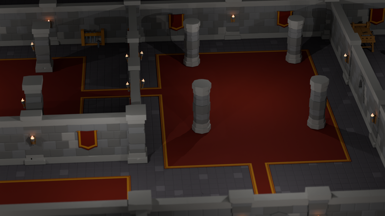 Low Poly Dungeon Modular Asset Pack by hocineache Low Poly Dungeon Modular Asset Pack by hocineache