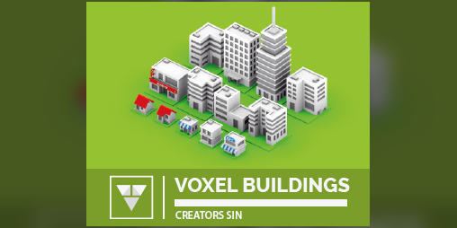 Voxel Buildings by mehrasaur