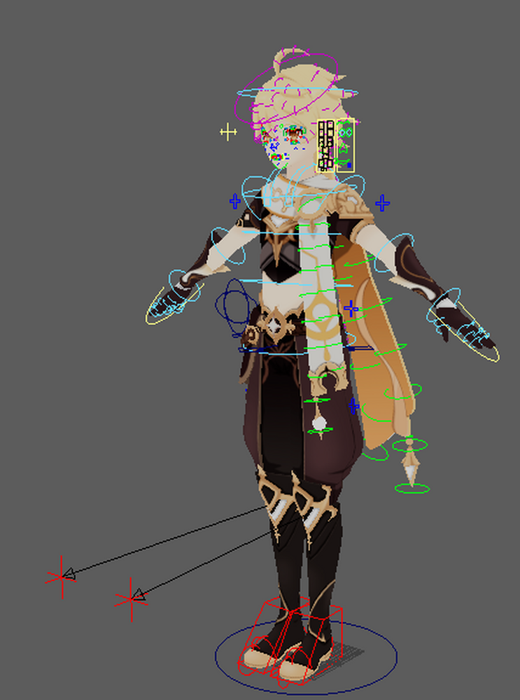 Aether - Genshin Impact Character Rig by Brendon Chadwick