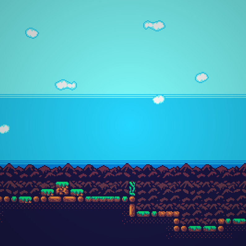 8x8 Sci-Fi Metroidvania Platformer Tiles by Mythril Age