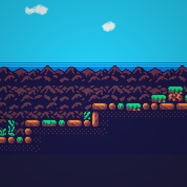 8x8 Sci-Fi Metroidvania Platformer Tiles by Mythril Age