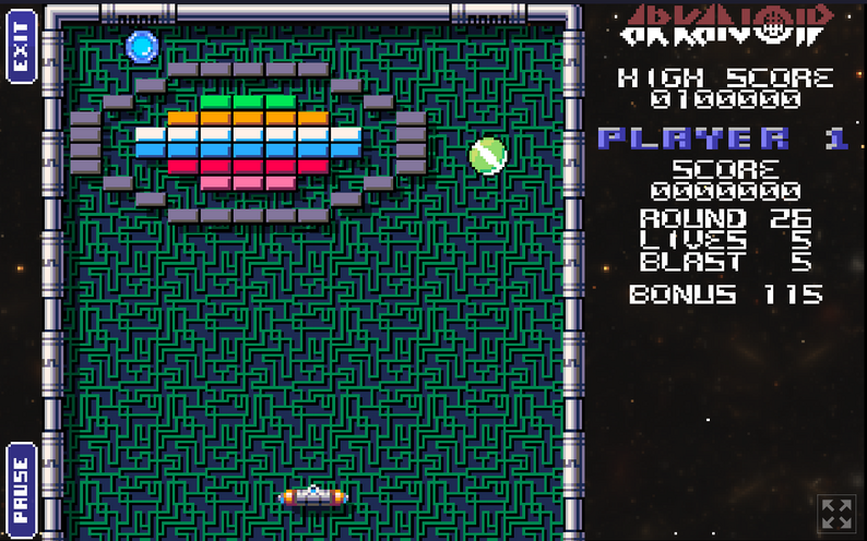 Arkanoid Clone with a few twists by IntensiCode