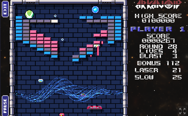 Arkanoid Clone with a few twists by IntensiCode
