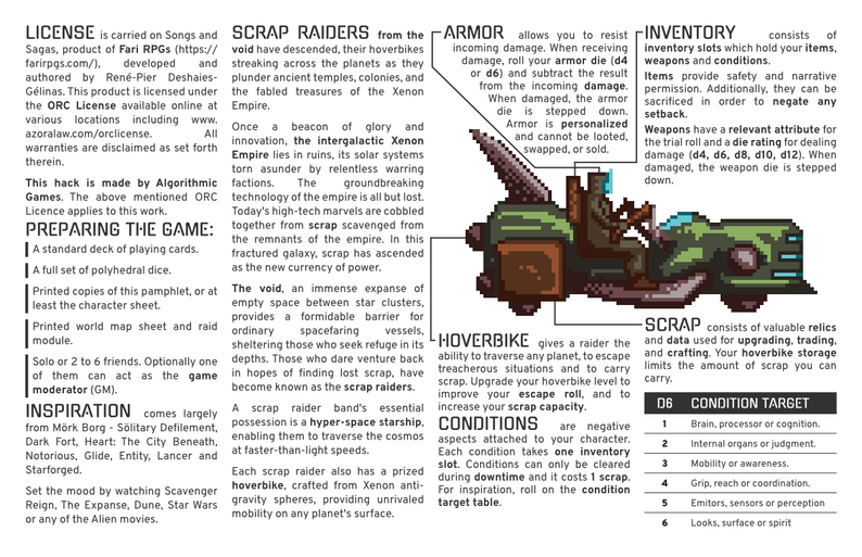 Scrap Raider Sagas by AlgorithmicGames