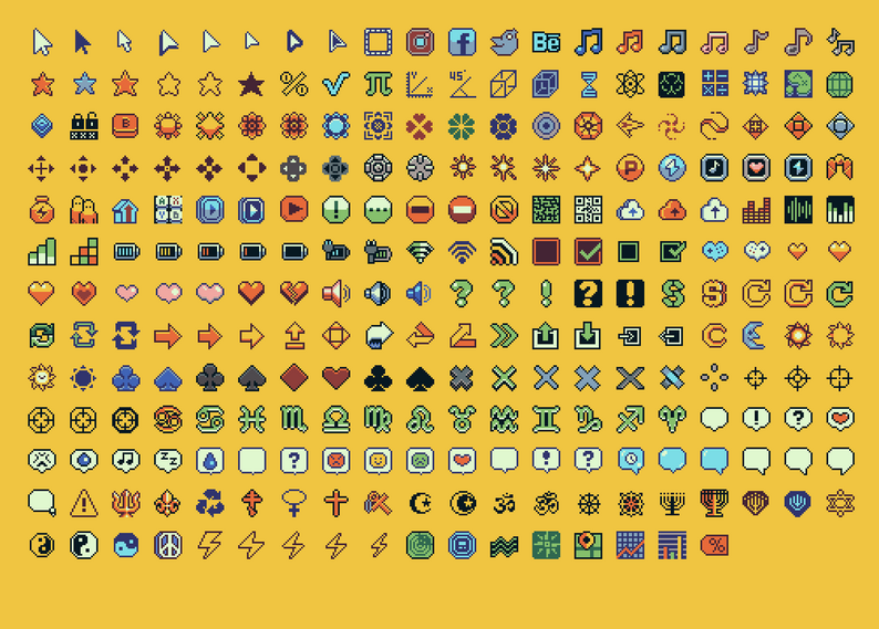 1000-Icons Mega Set by piiixl
