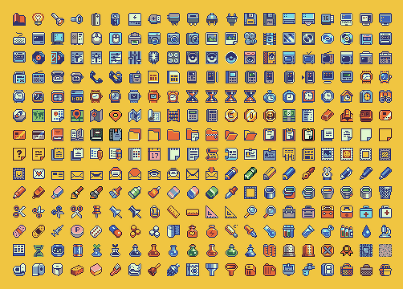 1000-Icons Mega Set by piiixl