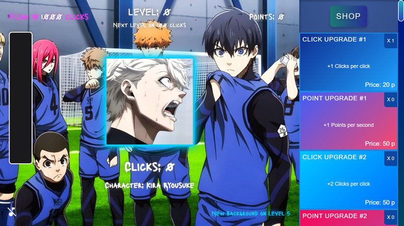 Blue Lock Clicker by 4arm