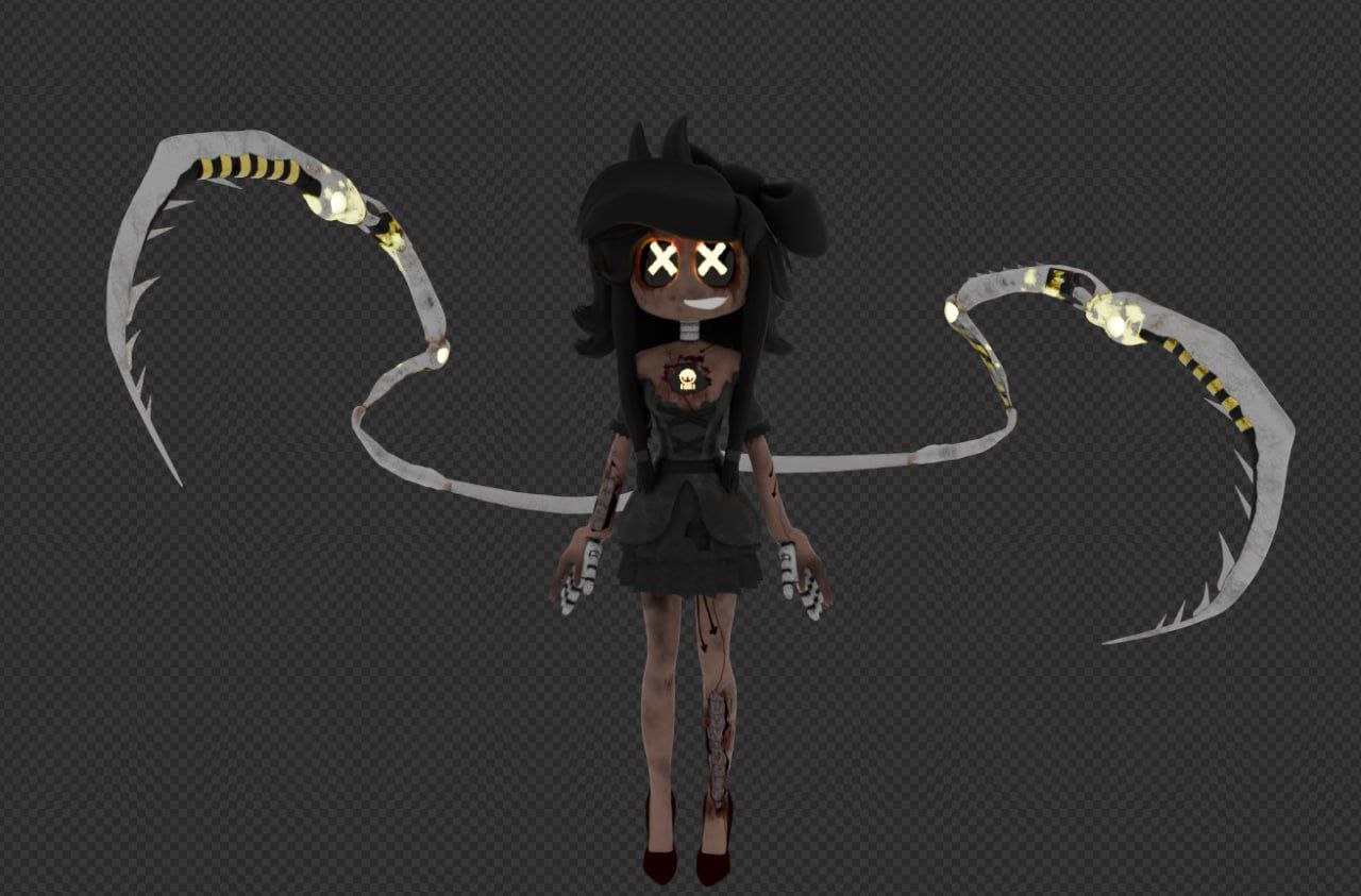 Cynessa | Murder Drones | 3D-Model by AlexandrStariy