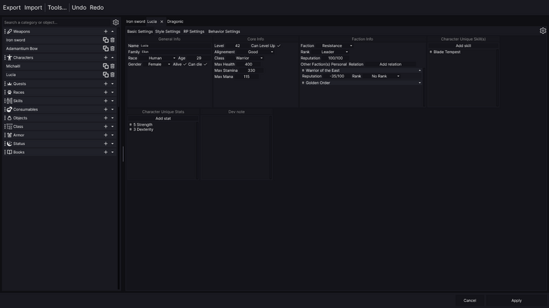 RPG Creator by Ward727