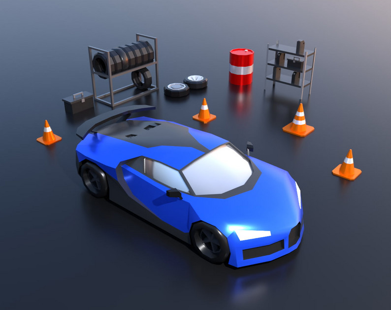 Low Poly Cars by Cosmo